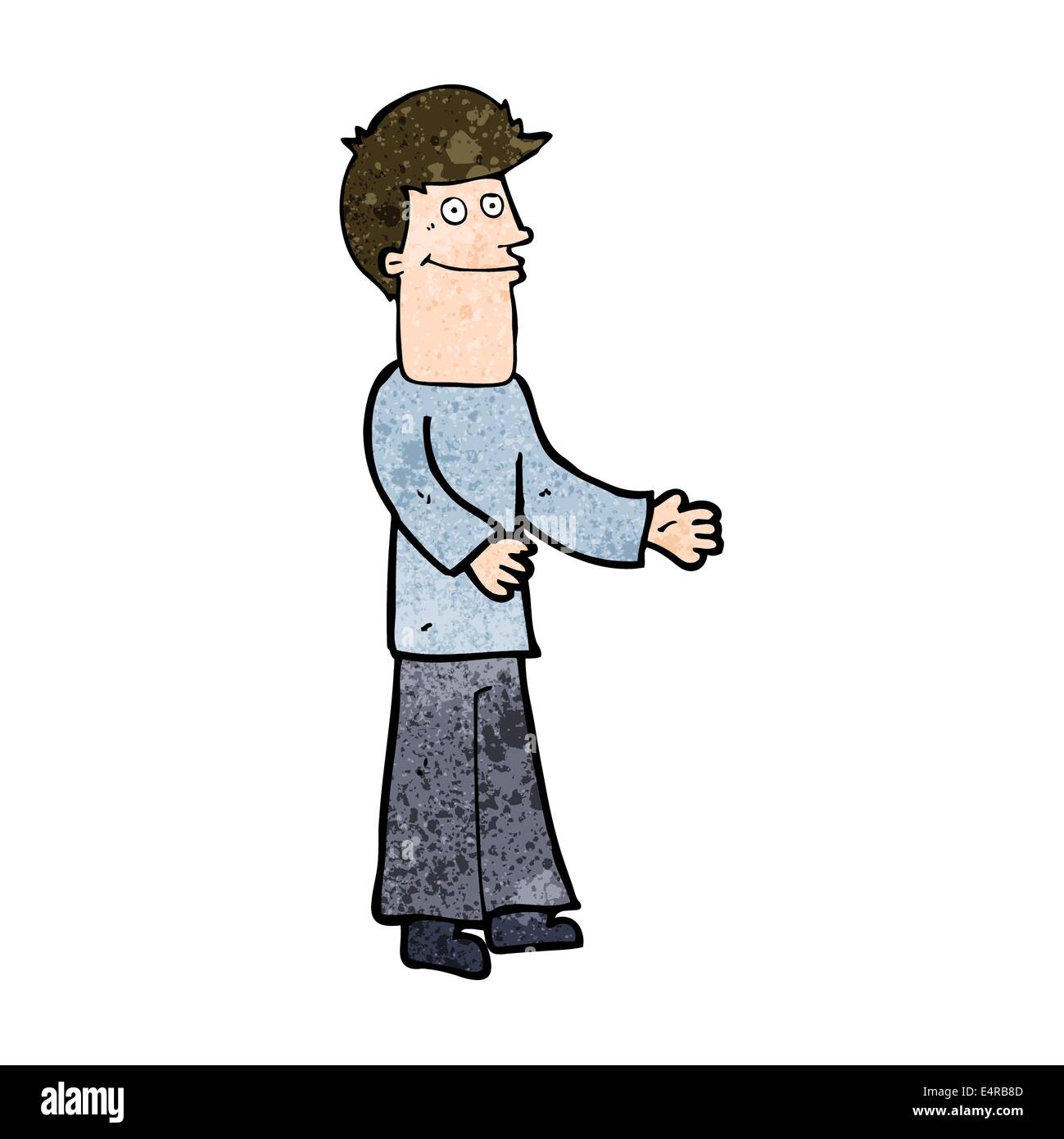 cartoon man shrugging shoulders Stock Vector Image & Art - Alamy