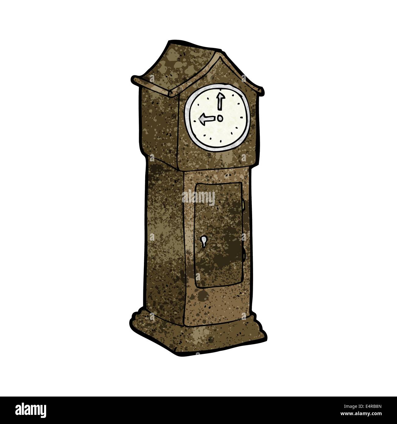 cartoon grandfather clock Stock Vector Image & Art - Alamy