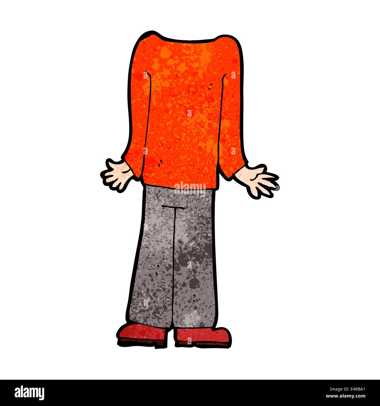 cartoon male body (mix and match cartoons or add own photos Stock ...