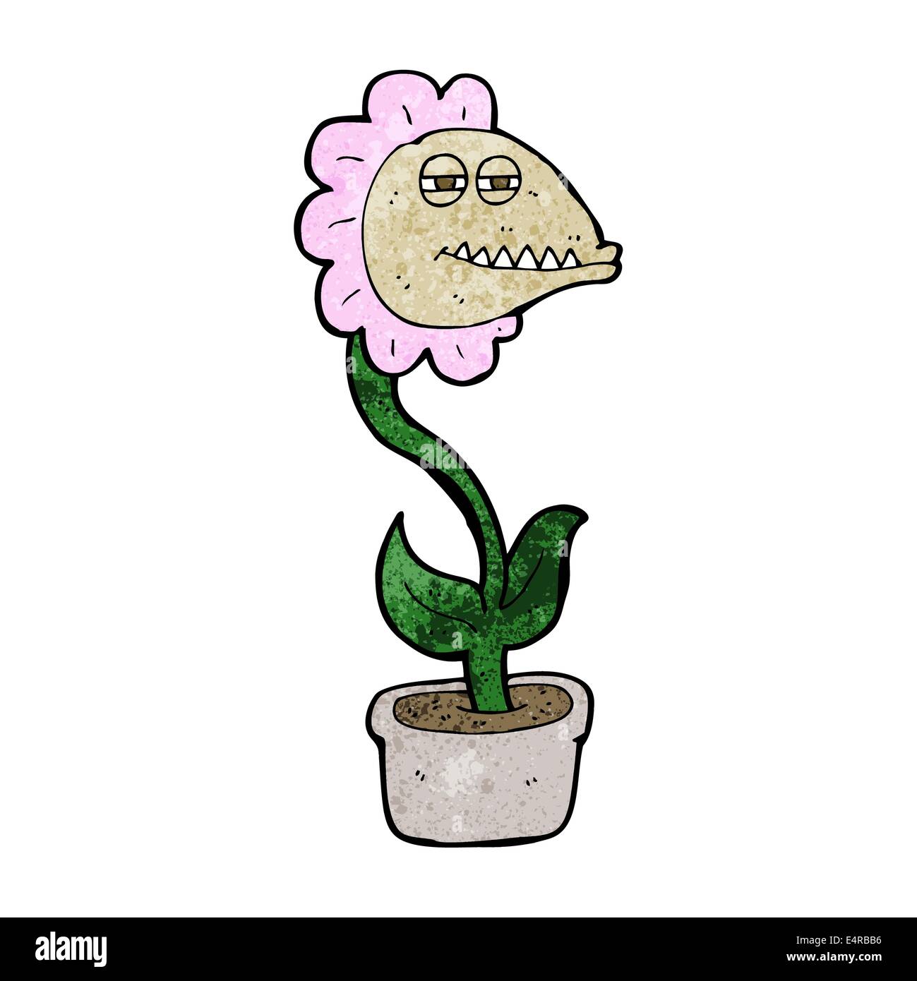 cartoon monster flower Stock Vector Image & Art - Alamy