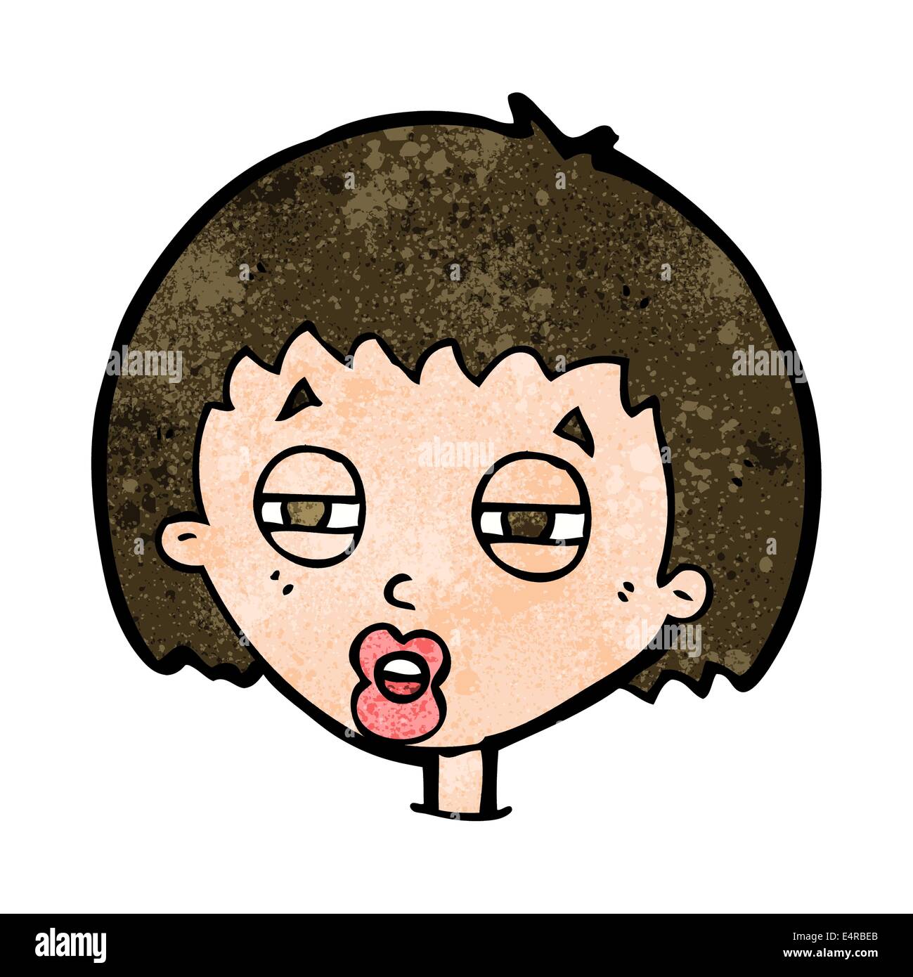 cartoon woman narrowing eyes Stock Vector Image & Art - Alamy