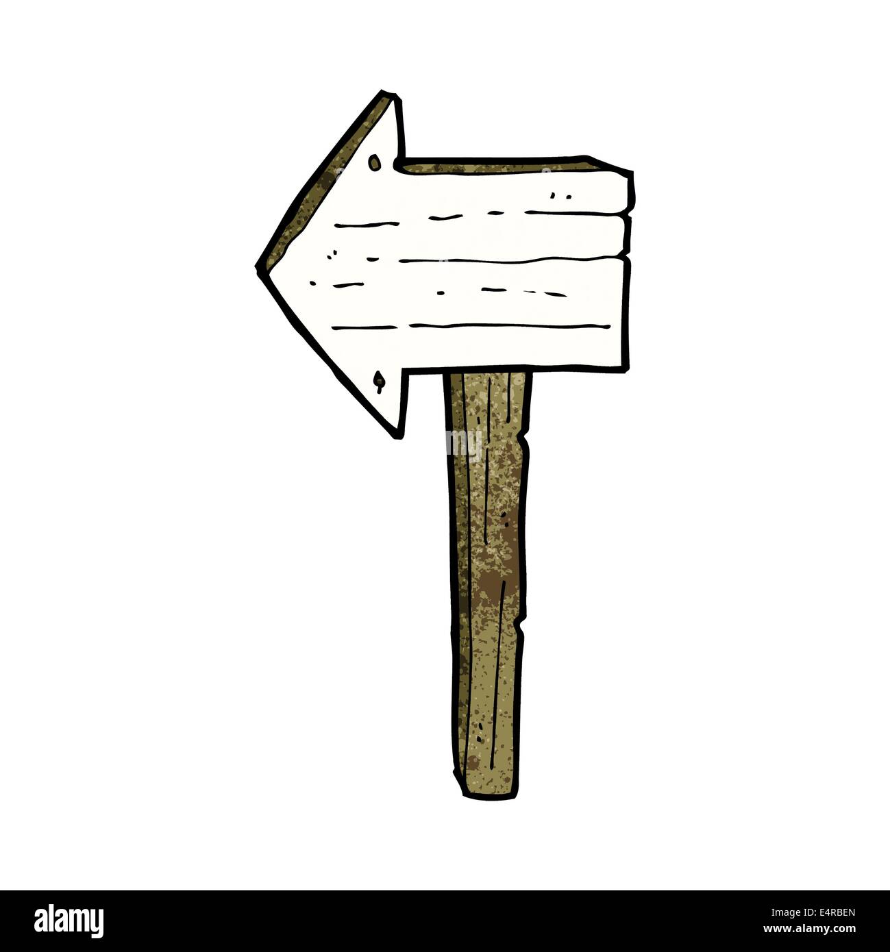 cartoon sign post Stock Vector Image & Art - Alamy