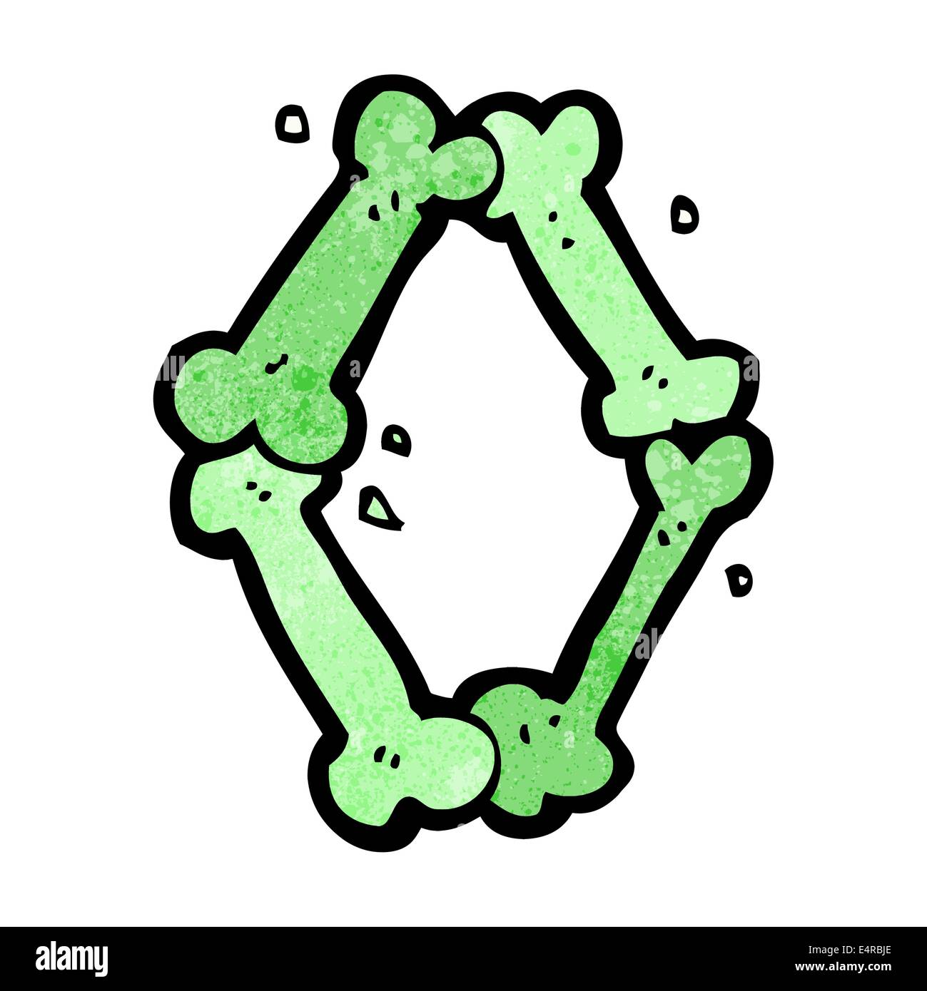 cartoon halloween bone number Stock Vector Image & Art - Alamy