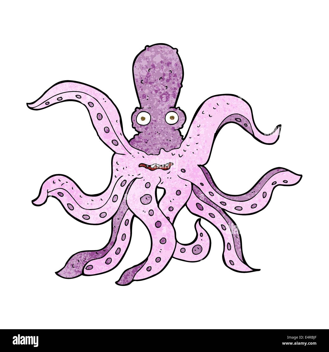 cartoon giant octopus Stock Vector Image & Art - Alamy