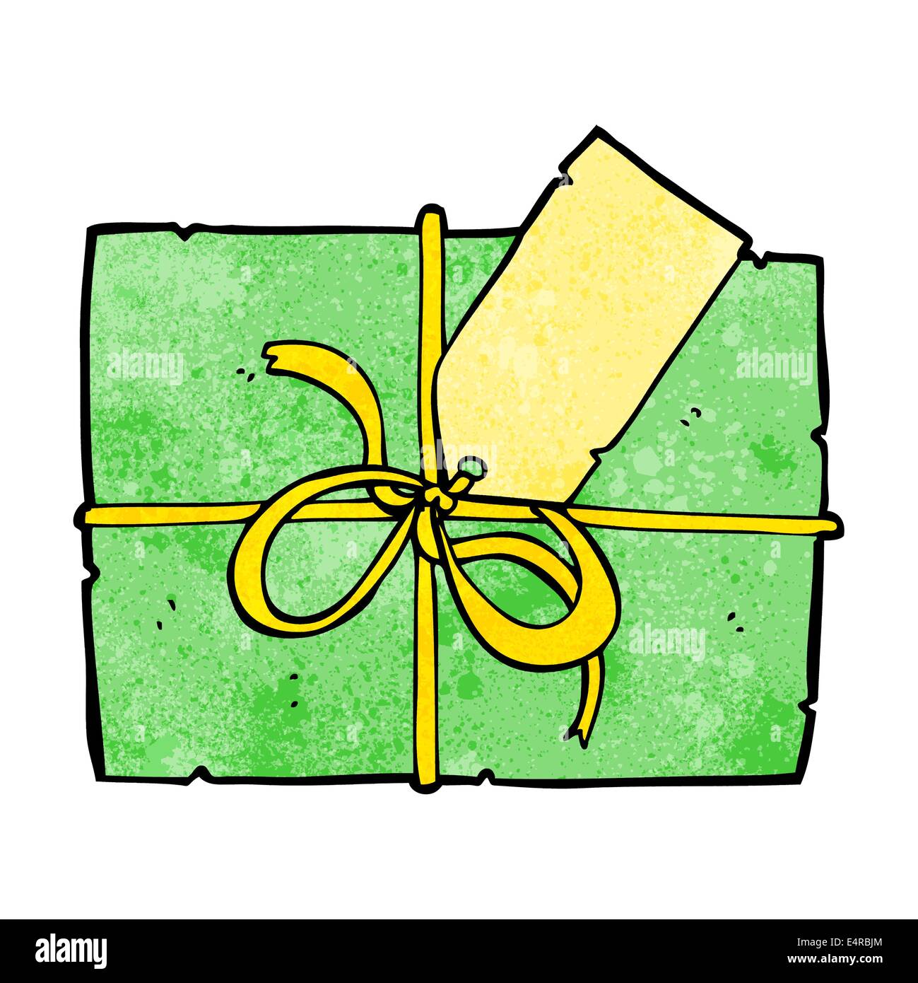 cartoon wrapped present Stock Vector Image & Art - Alamy