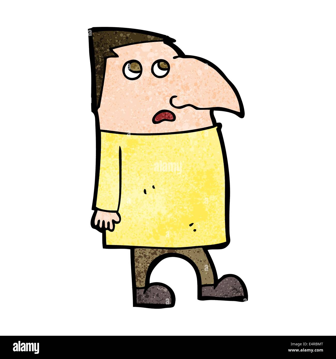 cartoon worried man Stock Vector Image & Art - Alamy