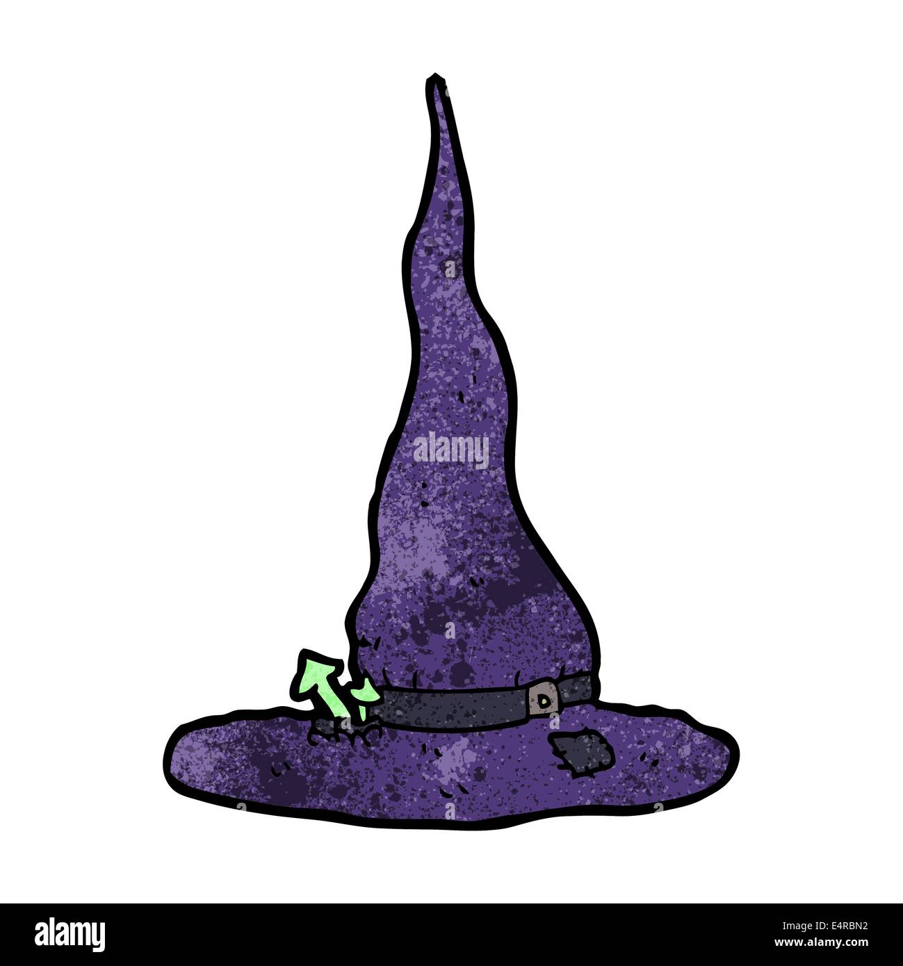 Cartoon spooky witches hat Cut Out Stock Images & Pictures - Alamy