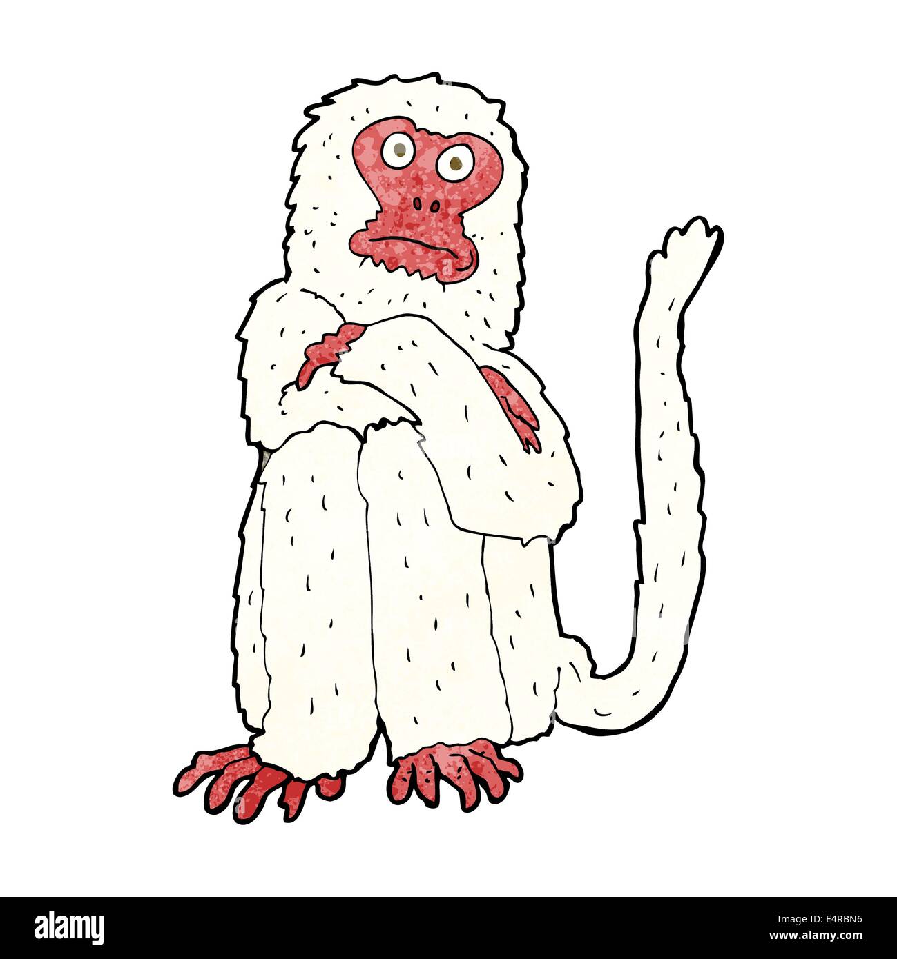 Sad monkey cartoon Cut Out Stock Images & Pictures - Alamy