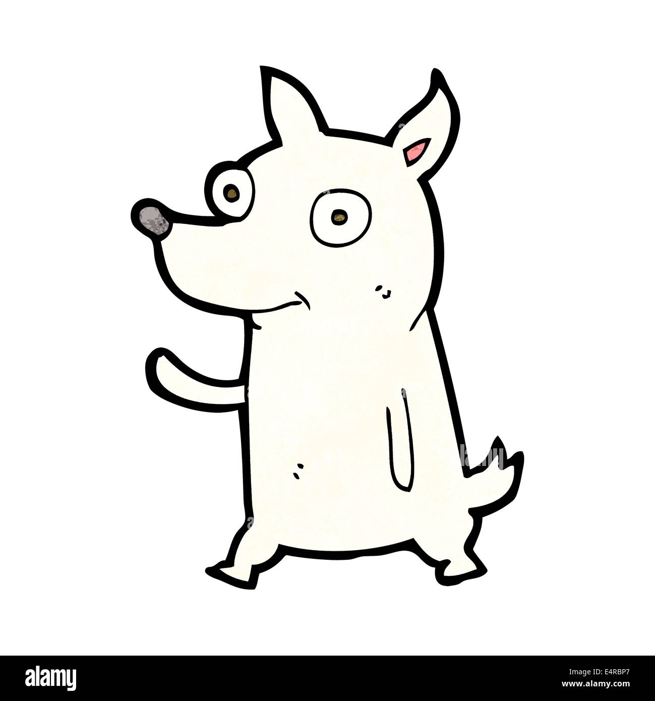 cartoon little dog waving Stock Vector Image & Art - Alamy