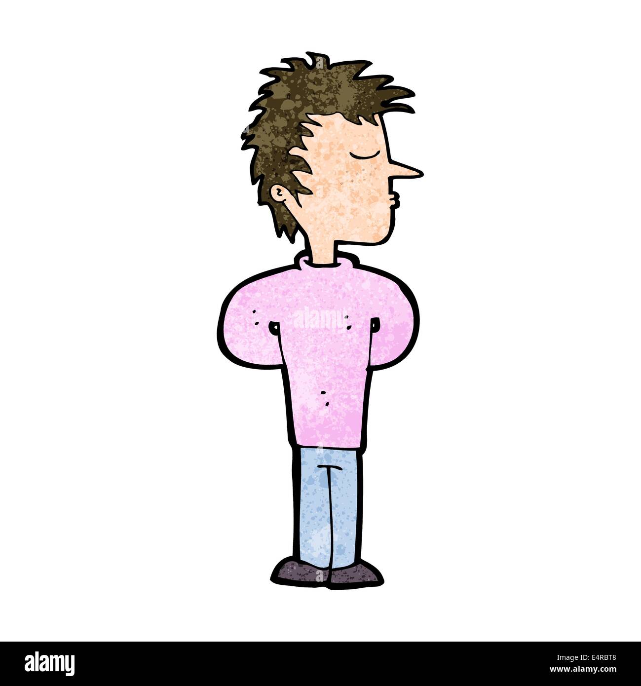 Cartoon man ignoring hi-res stock photography and images - Alamy