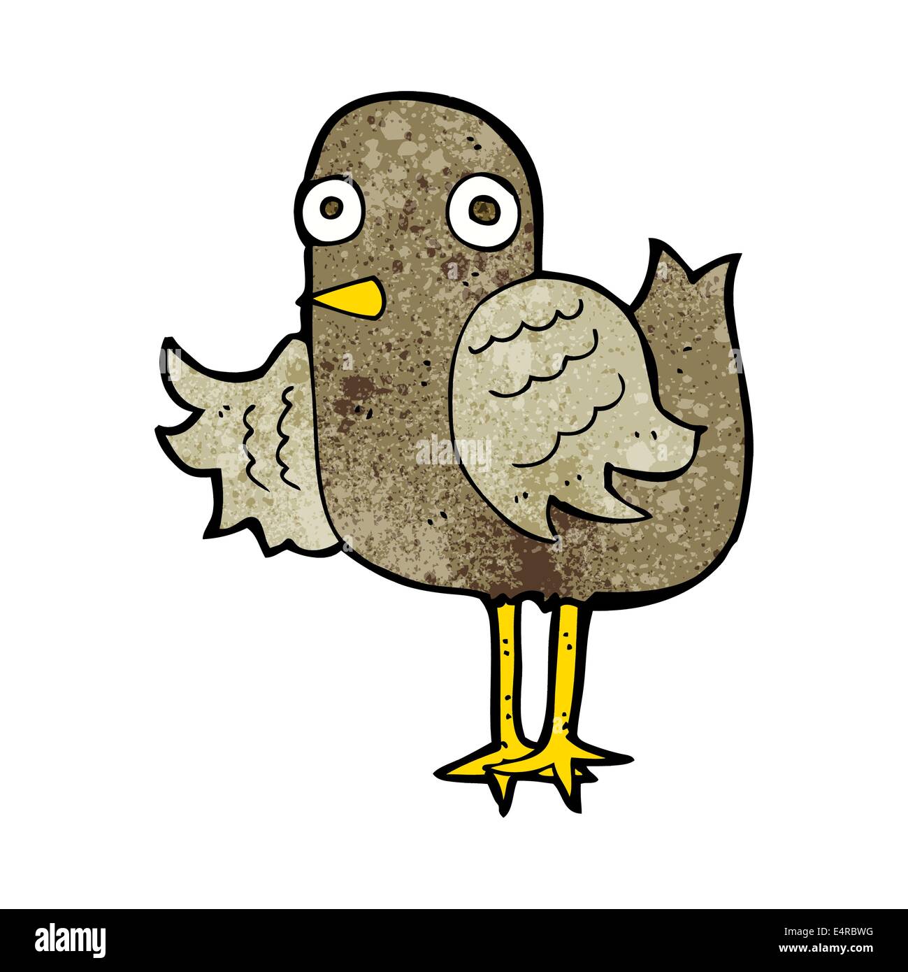Cartoon bird waving wing Cut Out Stock Images & Pictures - Alamy