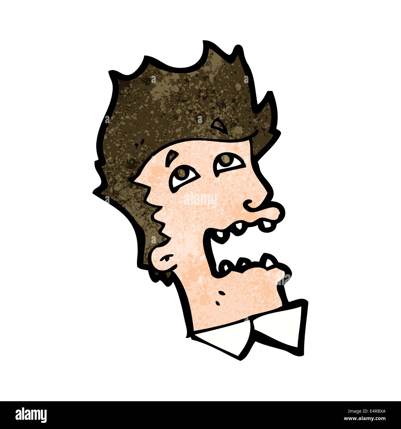 cartoon frightened man Stock Vector Image & Art - Alamy