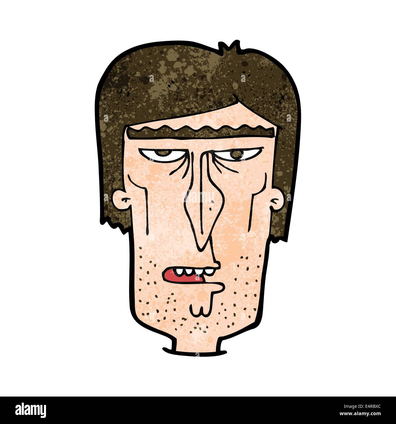 cartoon angry face Stock Vector Image & Art - Alamy