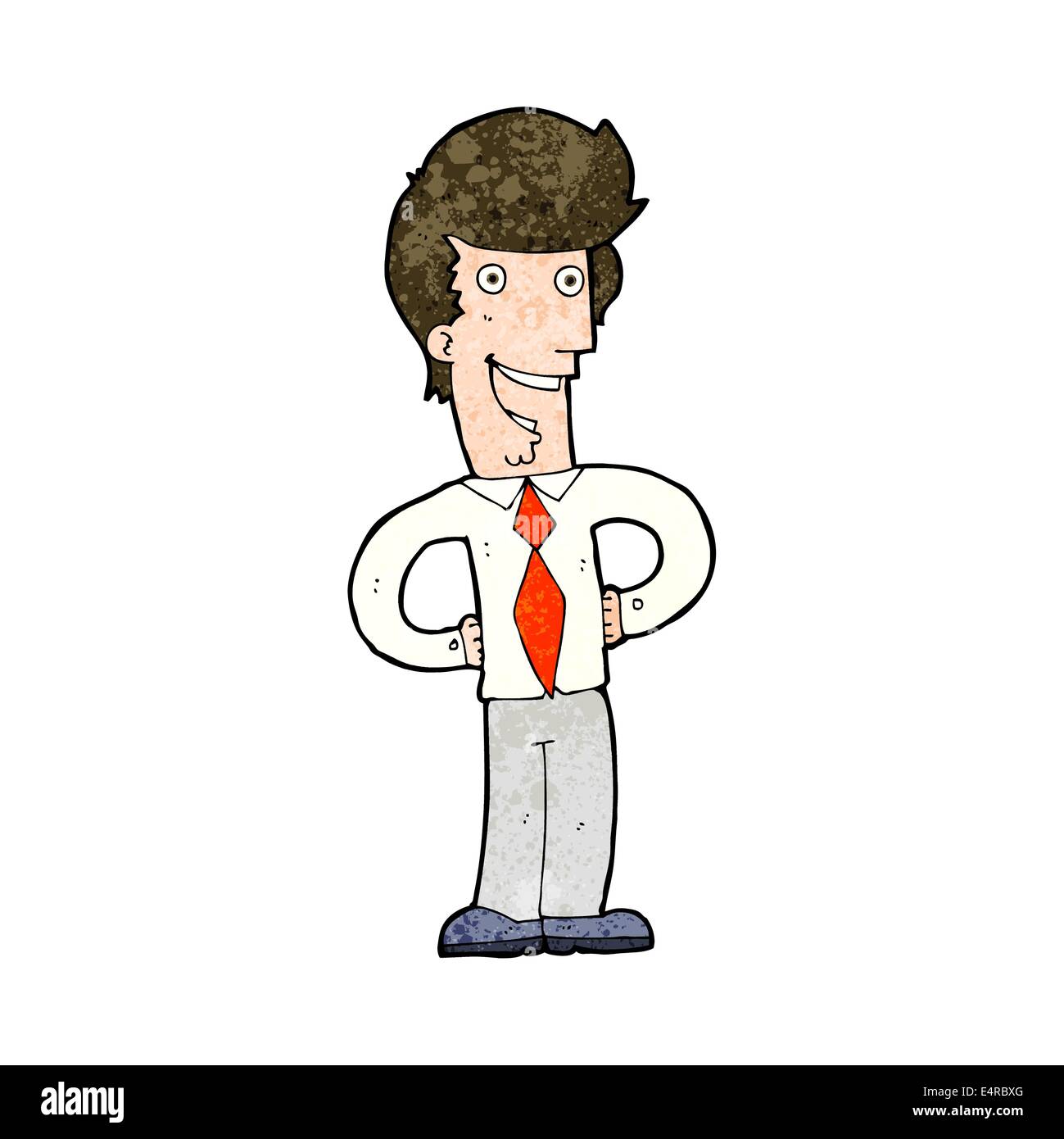 cartoon happy man Stock Vector Image & Art - Alamy
