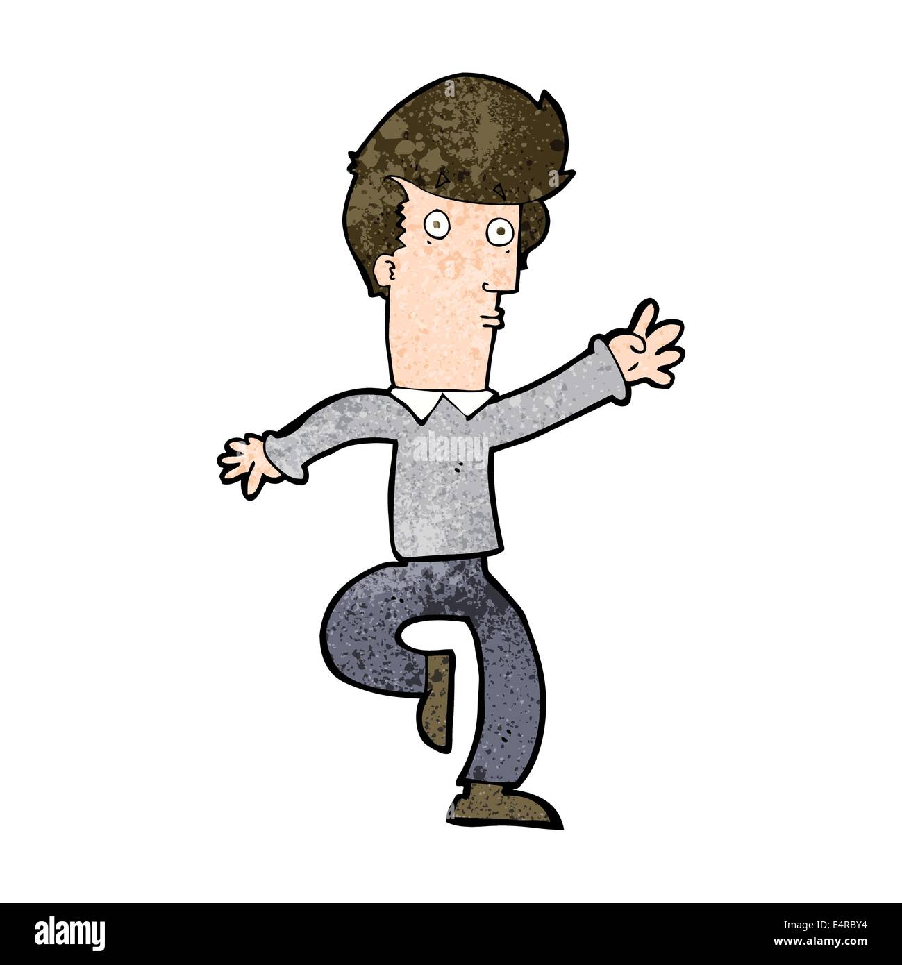 cartoon rushing man Stock Vector Image & Art - Alamy