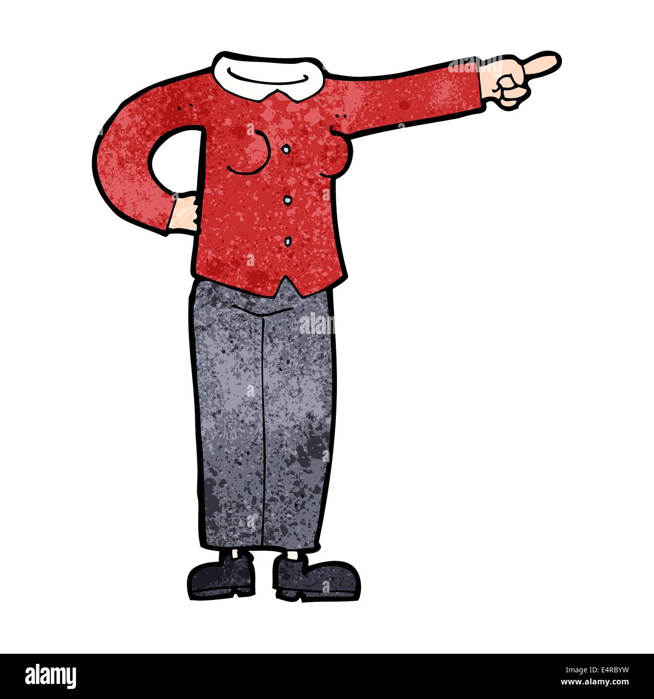 cartoon pointing body (mix and match cartoons or add own photo Stock ...