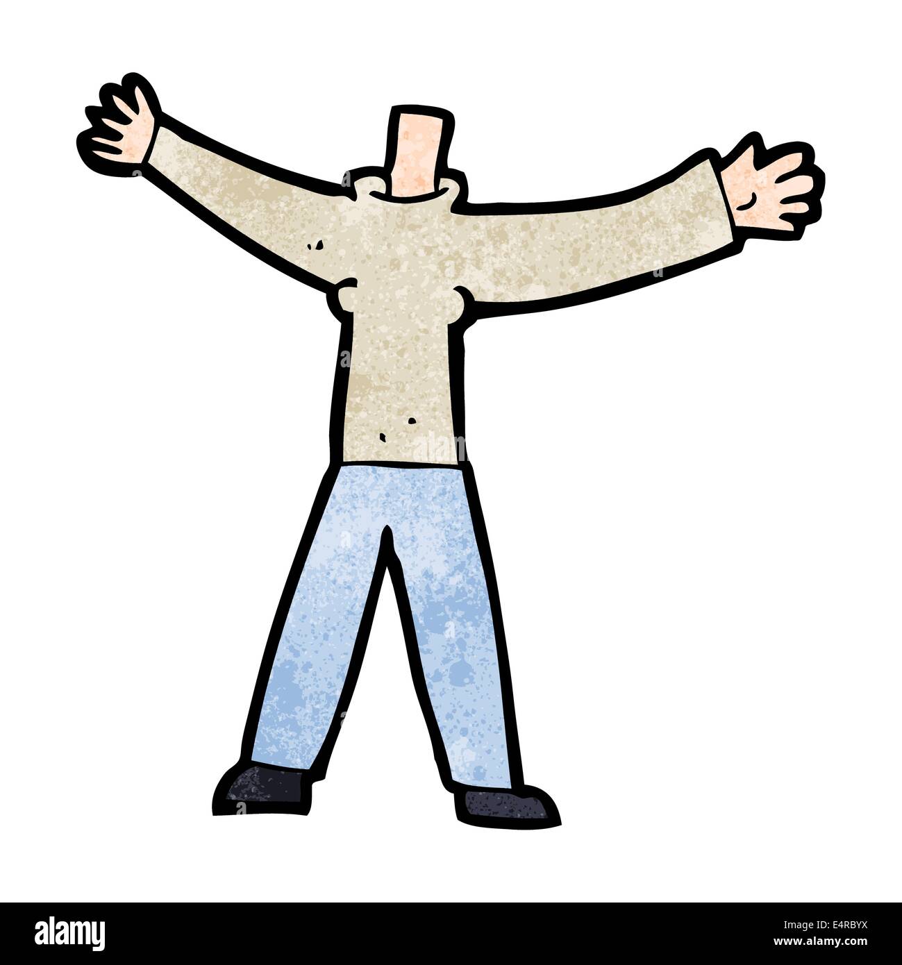 Cartoon headless body hi-res stock photography and images - Alamy