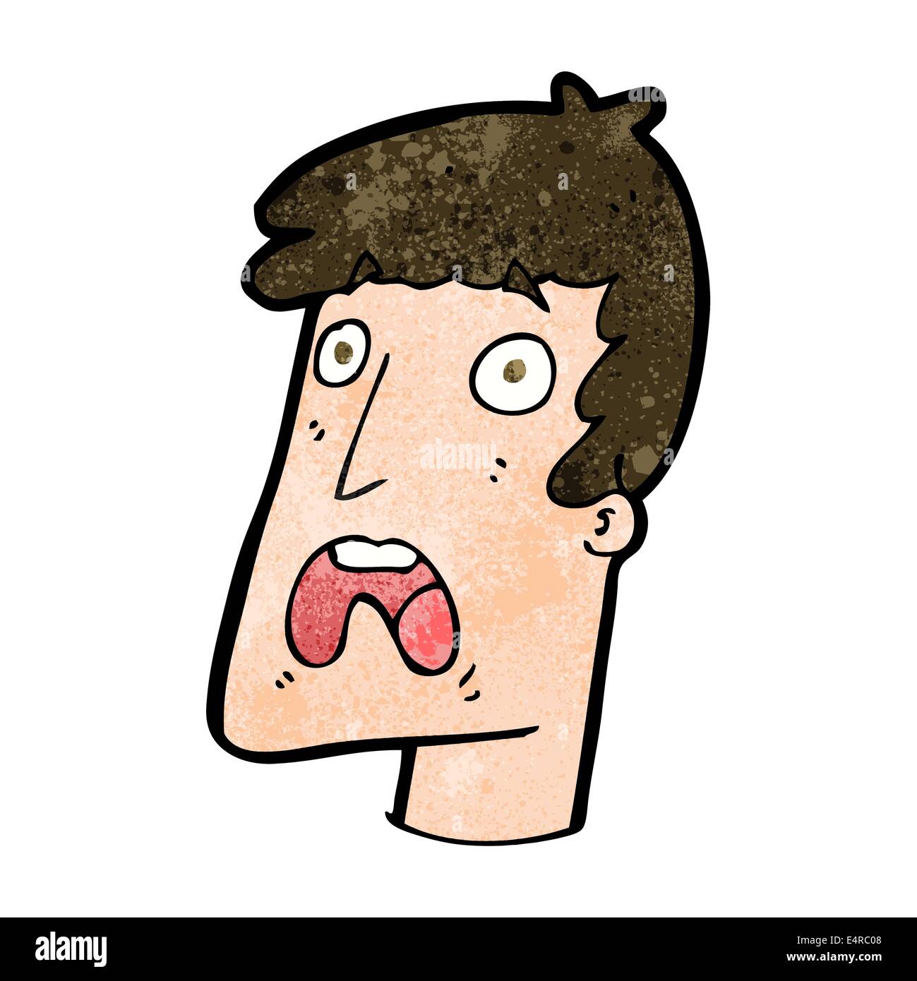cartoon shocked man Stock Vector Image & Art - Alamy