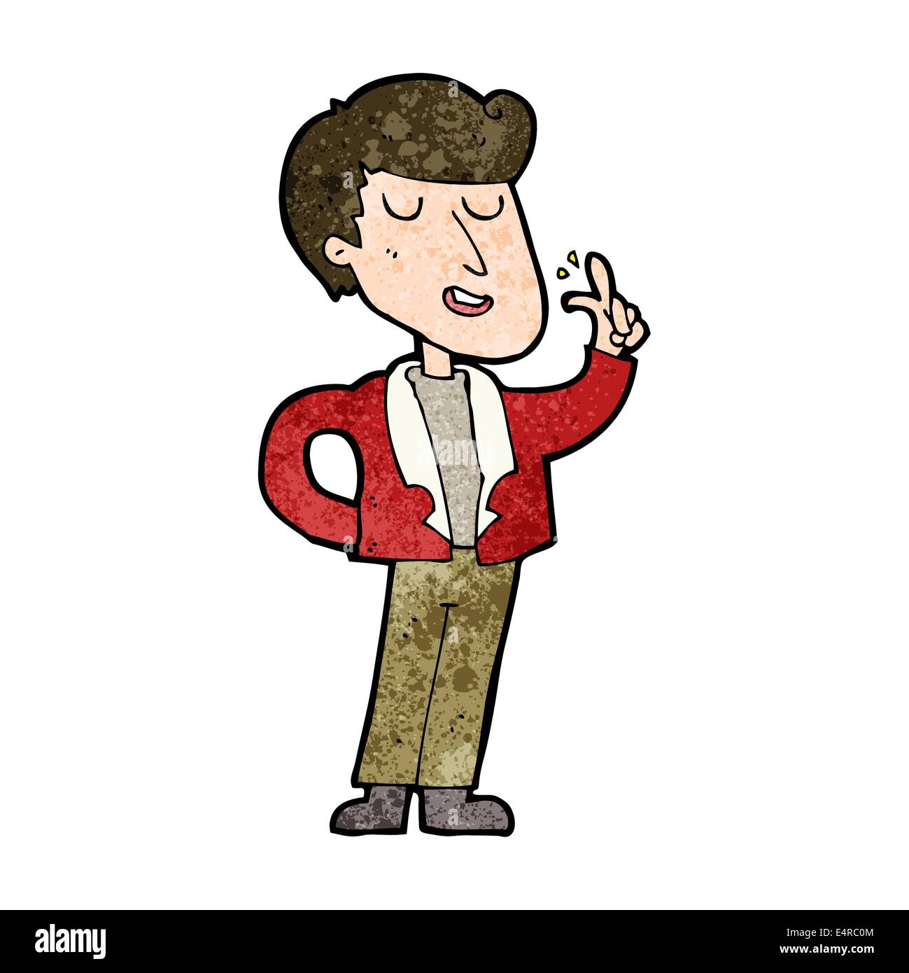 cartoon cool guy snapping fingers Stock Vector Image & Art - Alamy