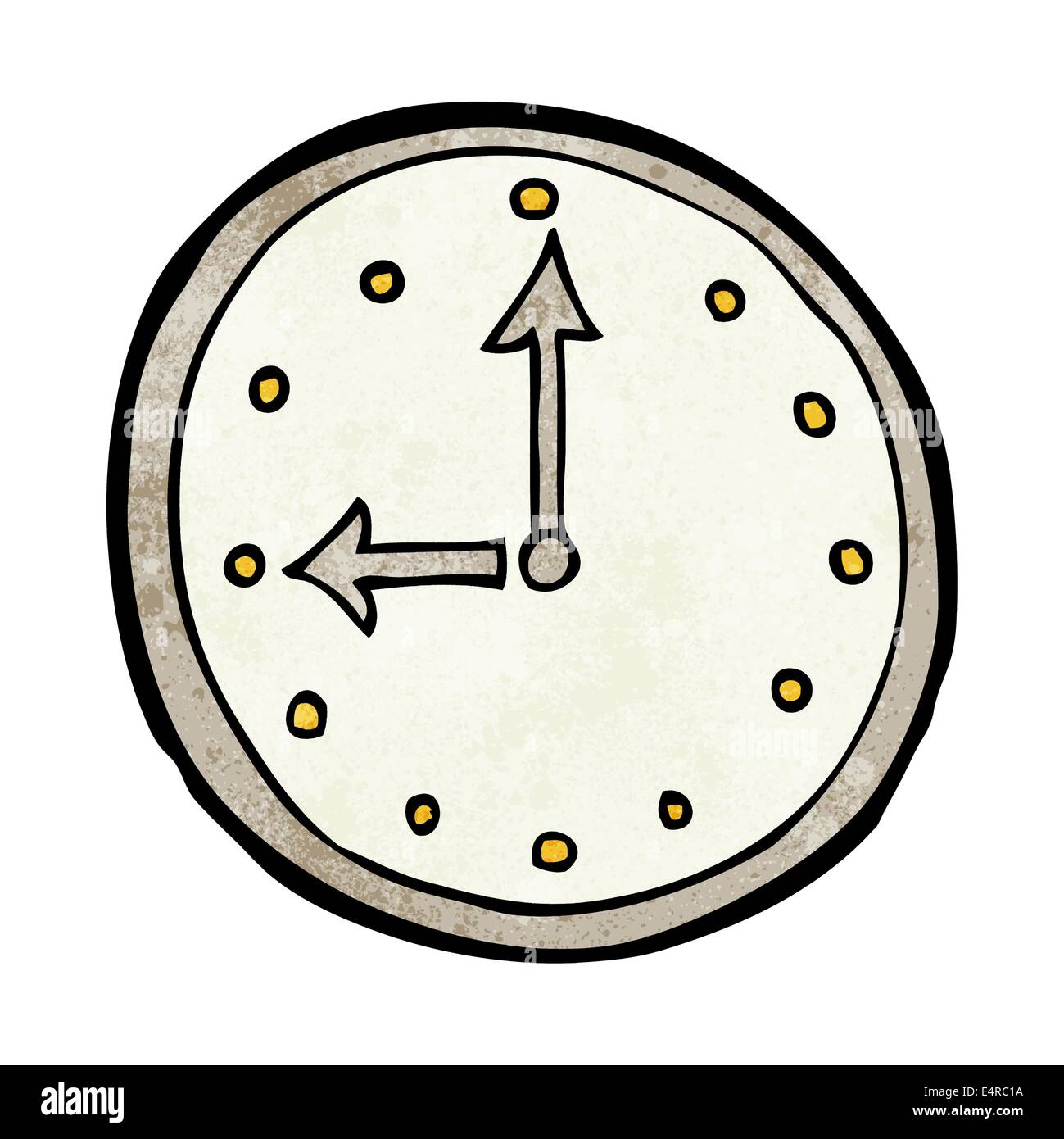 cartoon clock symbol Stock Vector Image & Art - Alamy