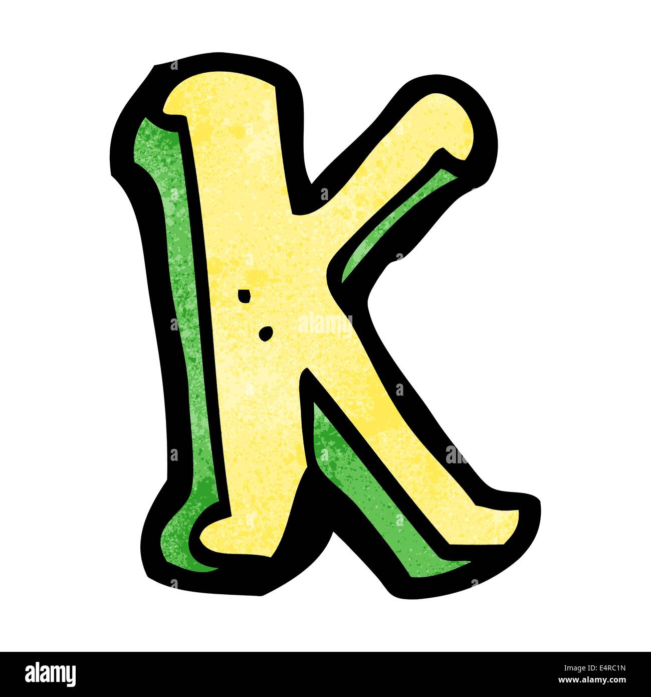 Cartoon Letter K Cut Out Stock Images & Pictures - Alamy