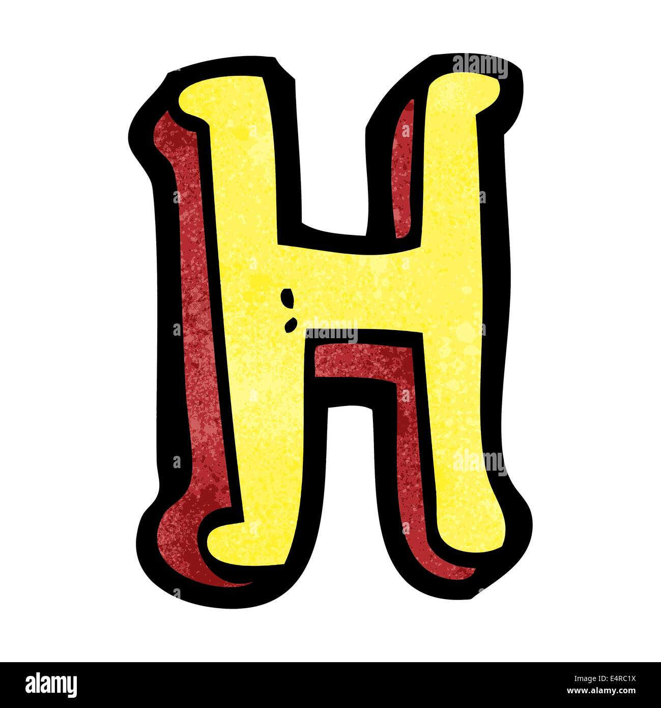 cartoon letter H Stock Vector Image & Art - Alamy
