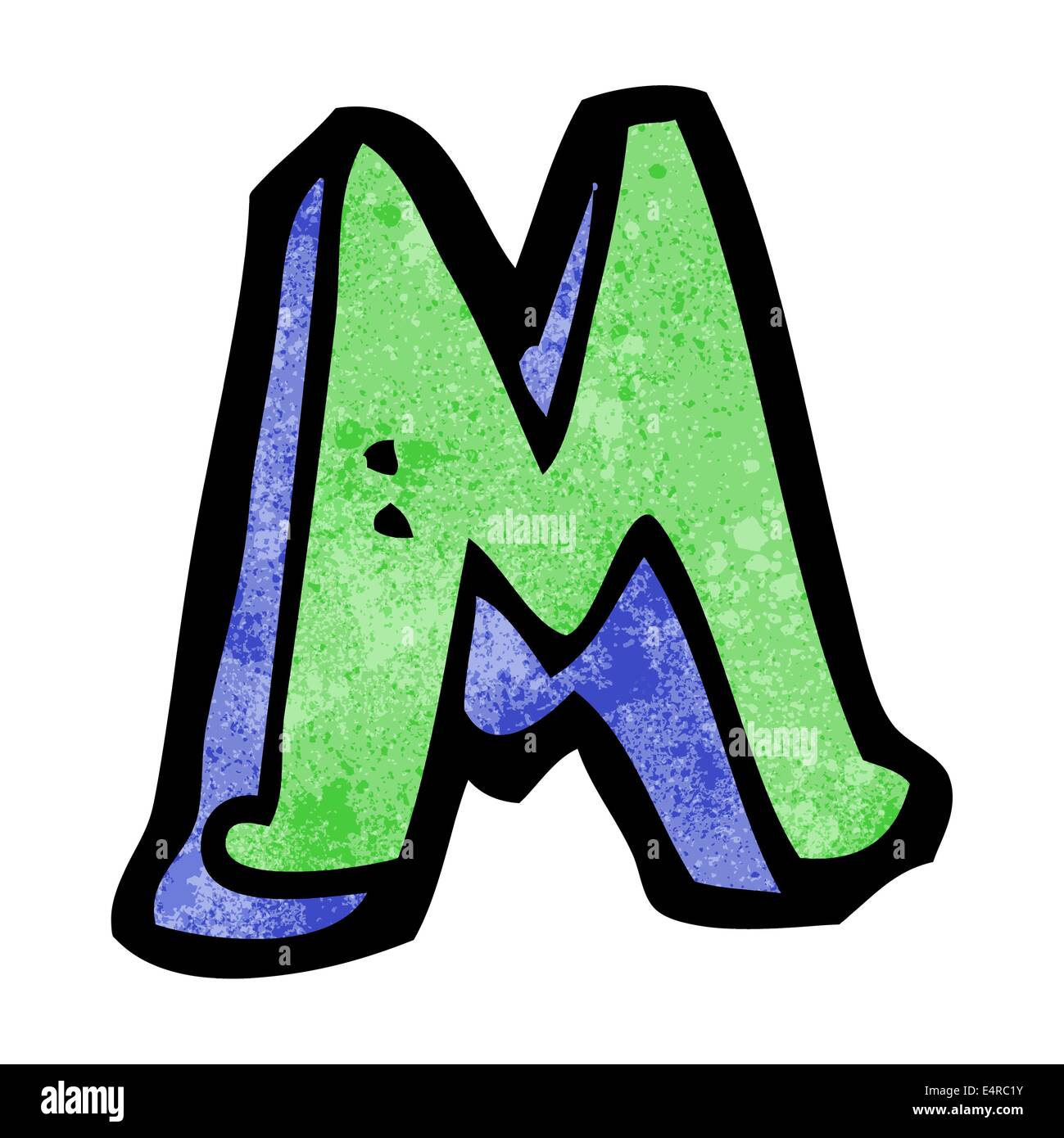 cartoon letter M Stock Vector Image & Art - Alamy