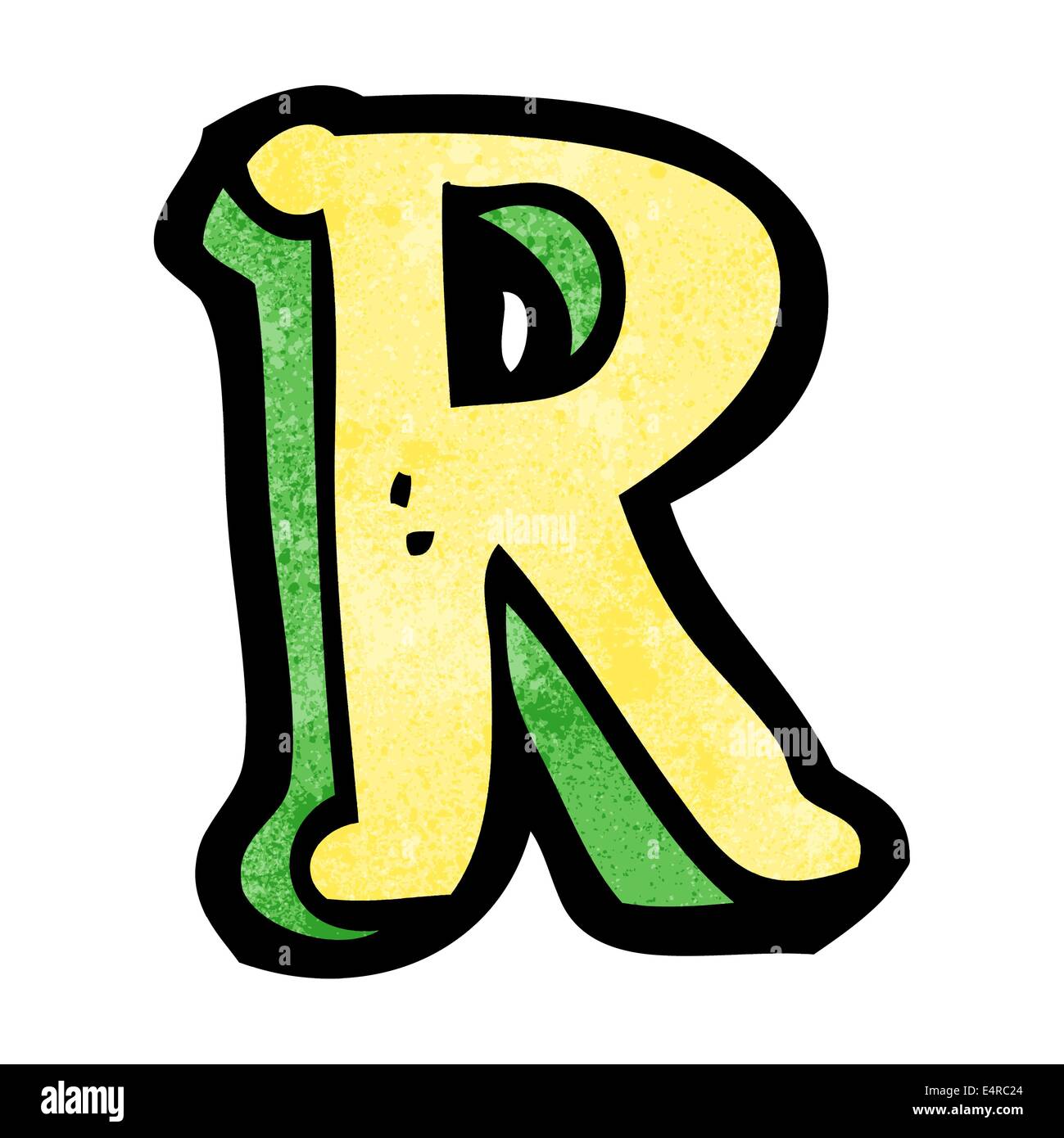 cartoon letter R Stock Vector Image & Art - Alamy