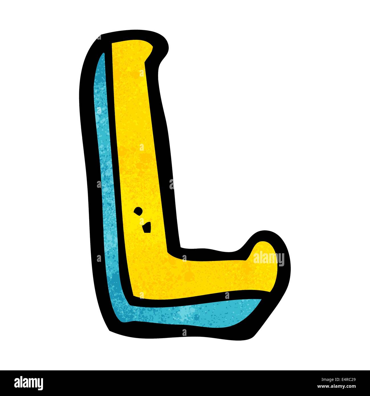 cartoon letter L Stock Vector Image & Art - Alamy