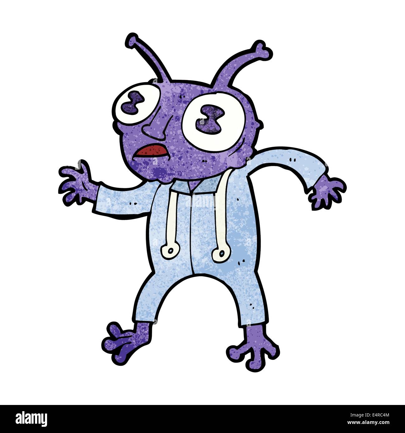 cartoon alien spaceman Stock Vector Image & Art - Alamy