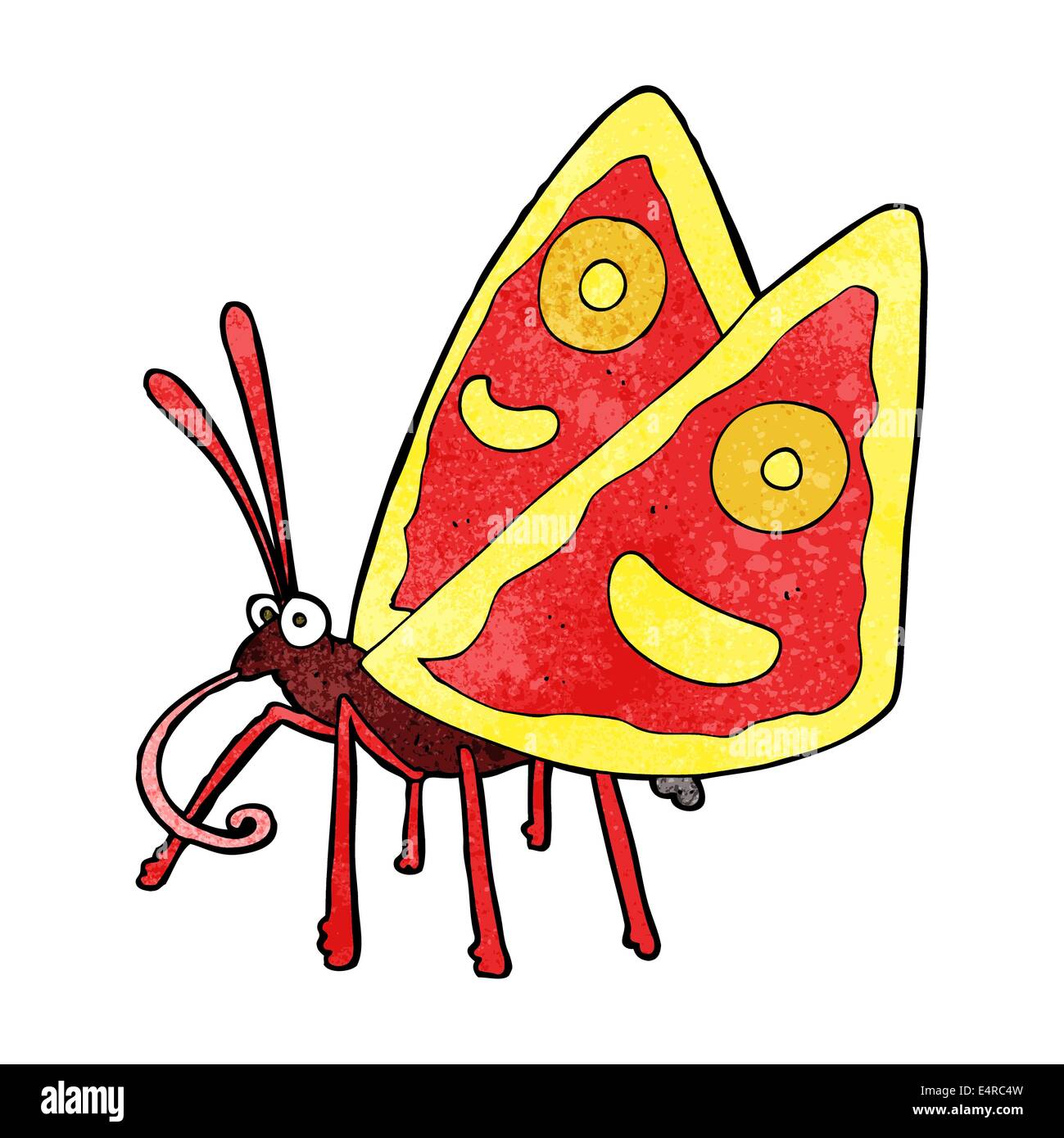 cartoon funny butterfly Stock Vector Image & Art - Alamy
