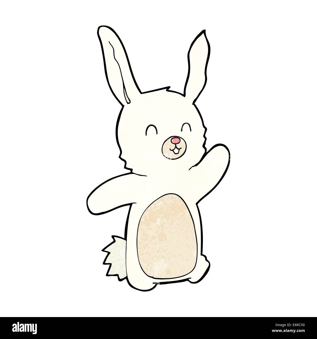 cartoon happy rabbit Stock Vector Image & Art - Alamy