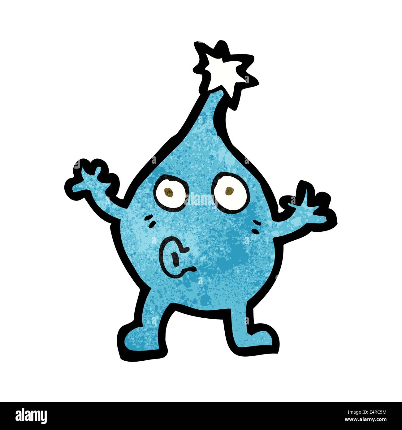 Cartoon funny water drop character hi-res stock photography and images ...