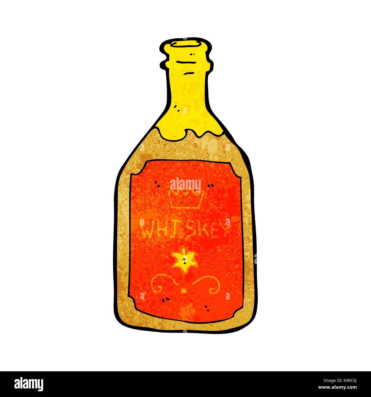 cartoon whiskey bottle Stock Vector Image & Art - Alamy