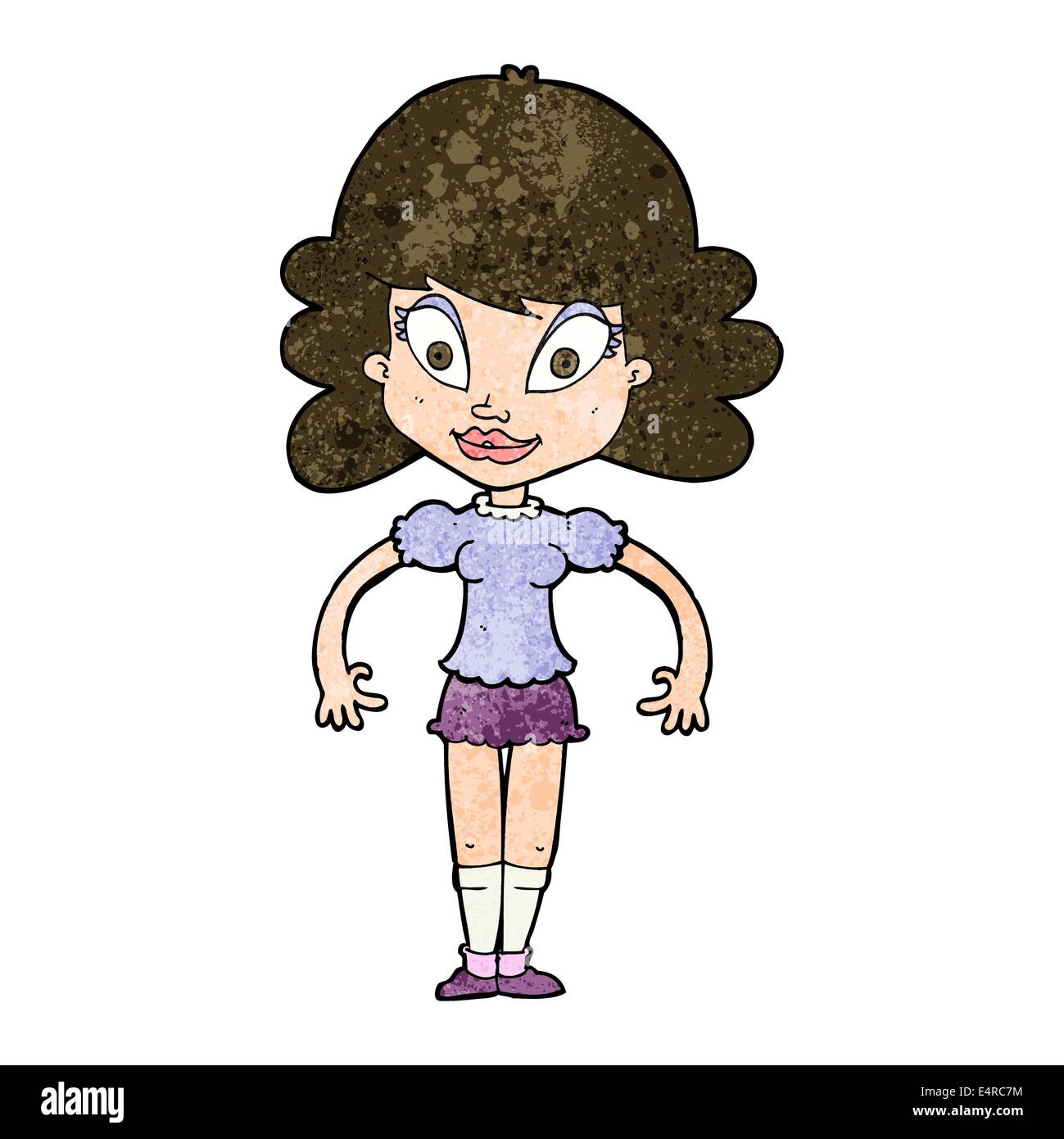 cartoon pretty woman Stock Vector Image & Art - Alamy