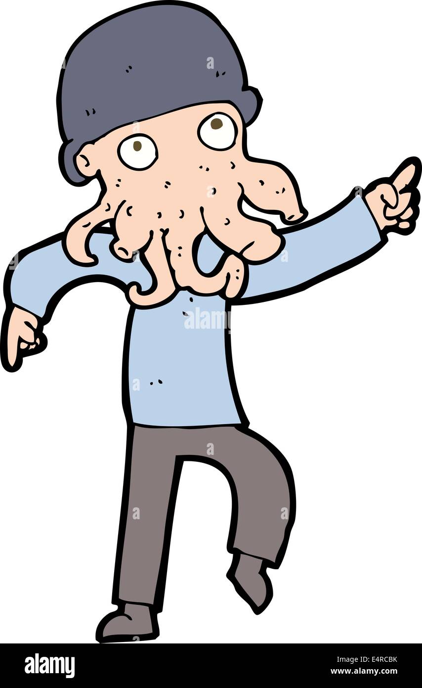 cartoon alien man dancing Stock Vector Image & Art - Alamy