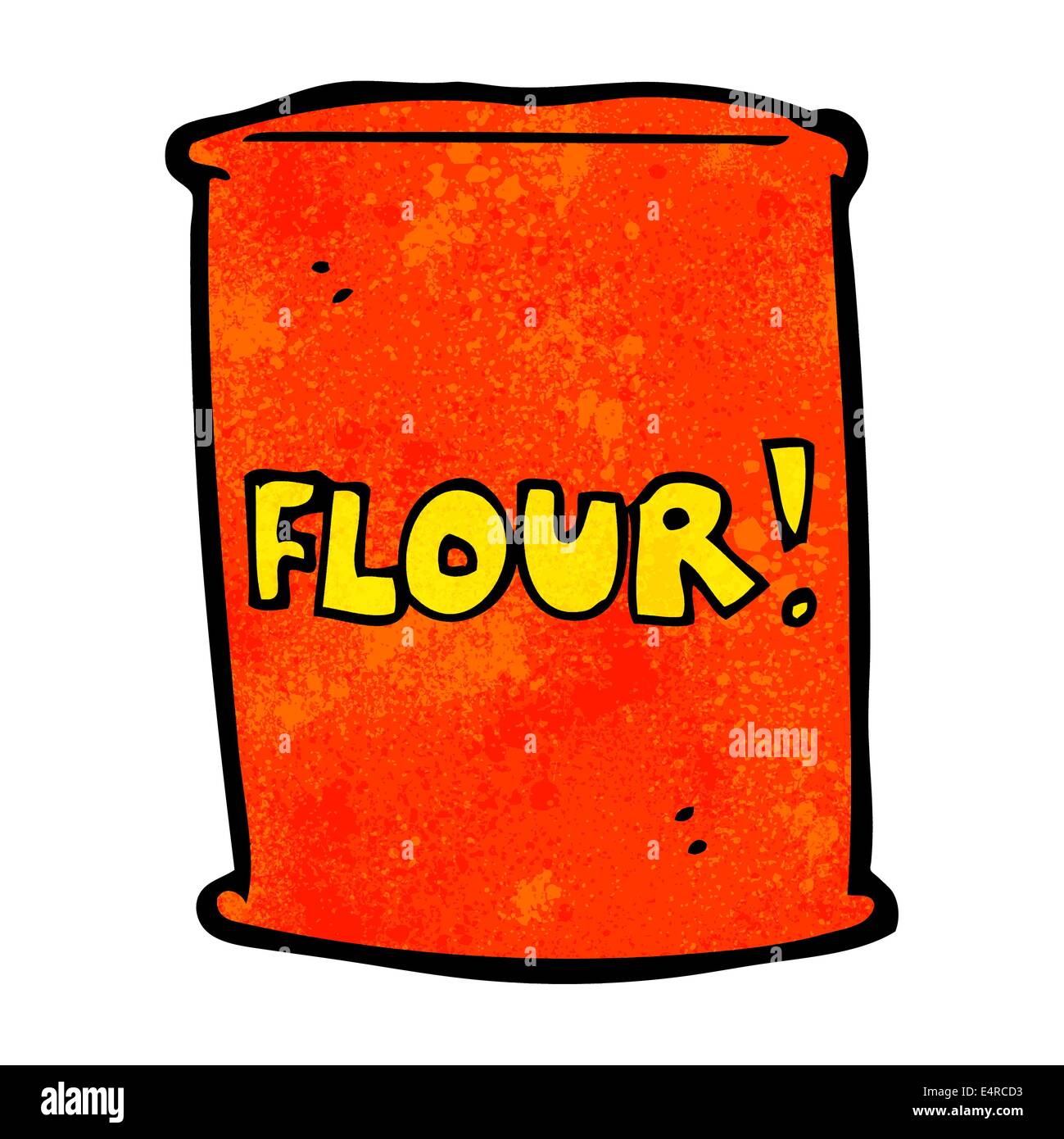 cartoon bag of flour Stock Vector Image & Art - Alamy