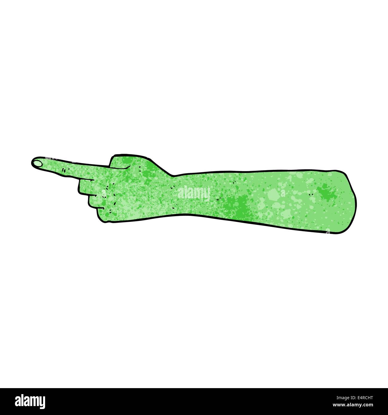 pointing zombie hand cartoon Stock Vector Image & Art - Alamy