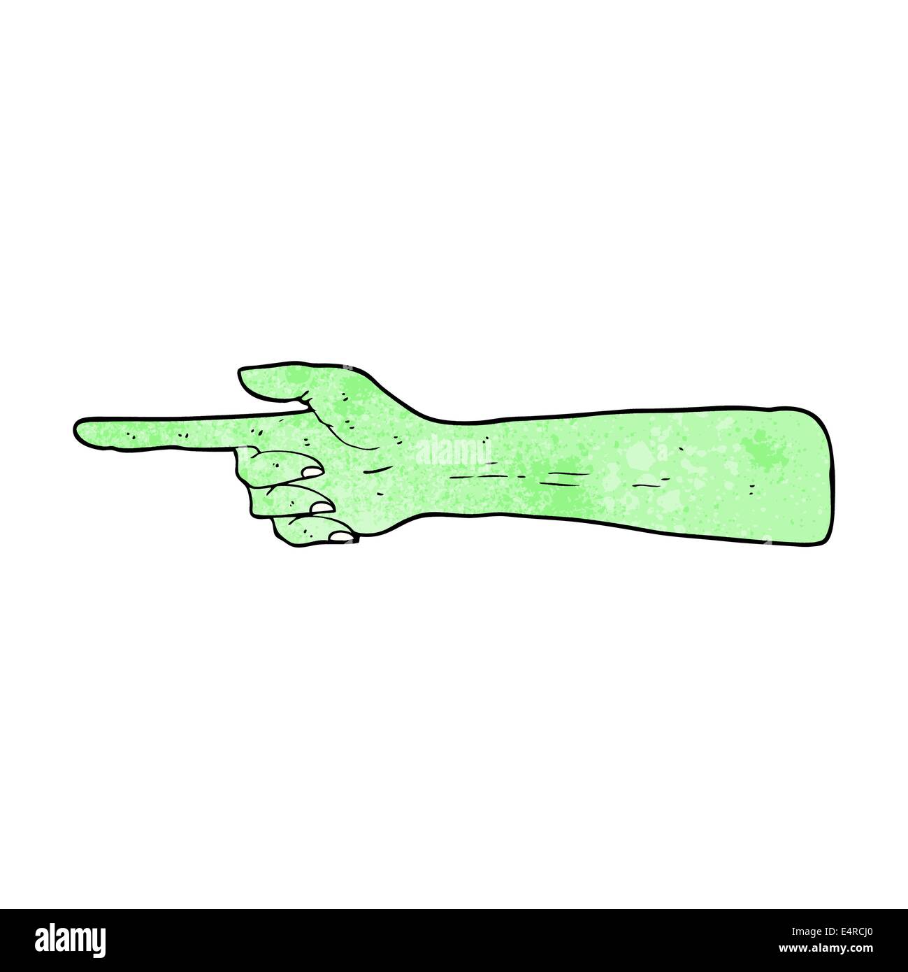 pointing zombie hand cartoon Stock Vector Image & Art - Alamy