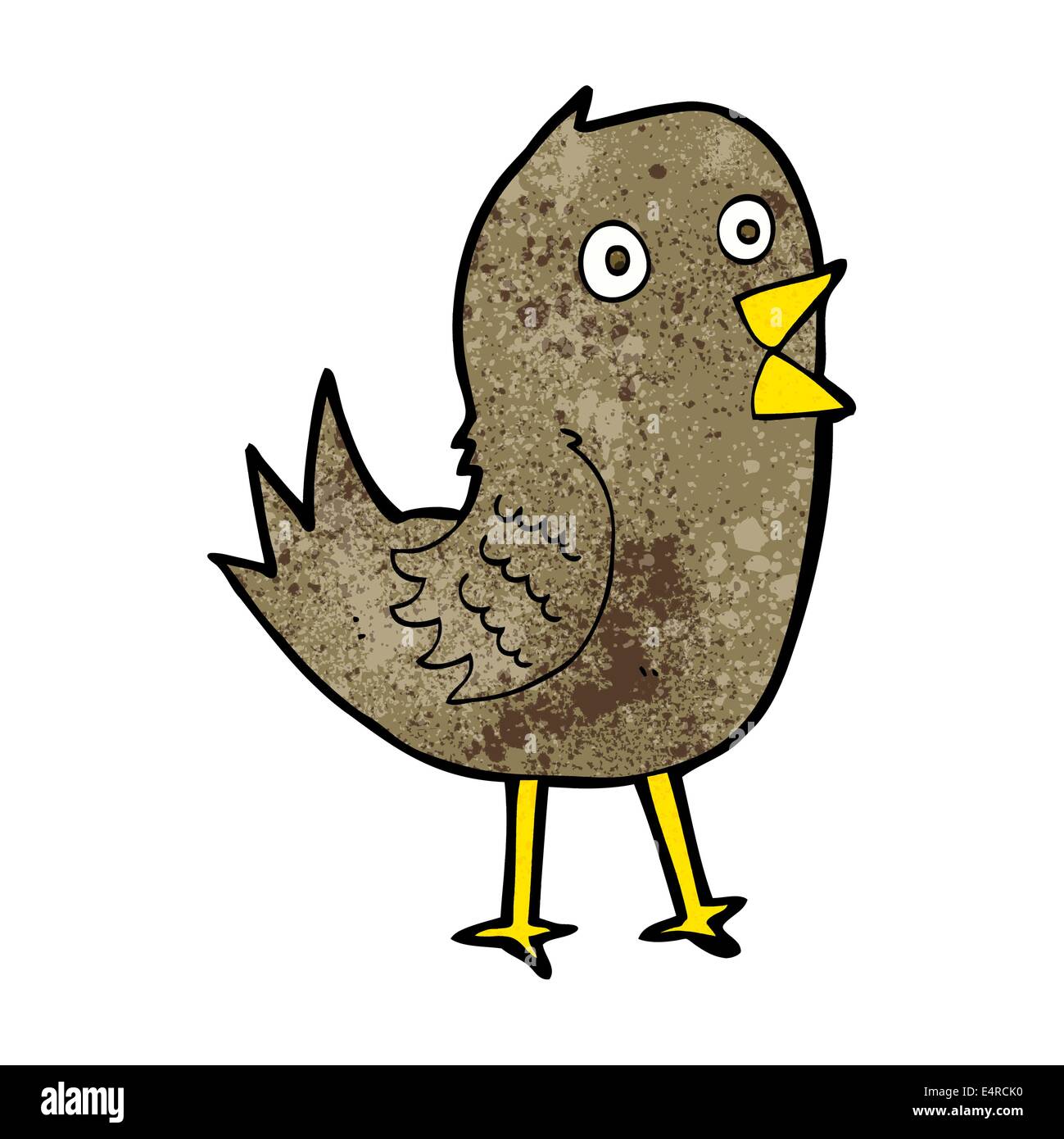 cartoon tweeting bird Stock Vector Image & Art - Alamy