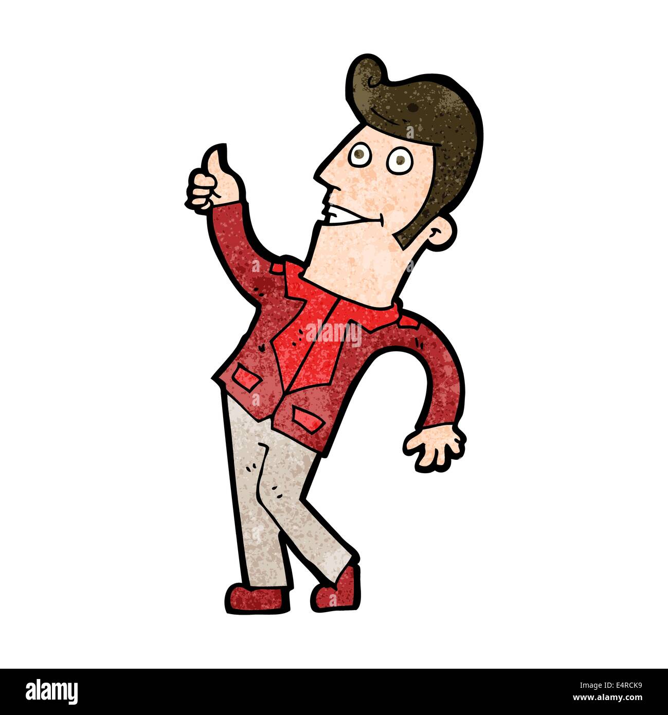 cartoon man giving thumbs up sign Stock Vector Image & Art - Alamy