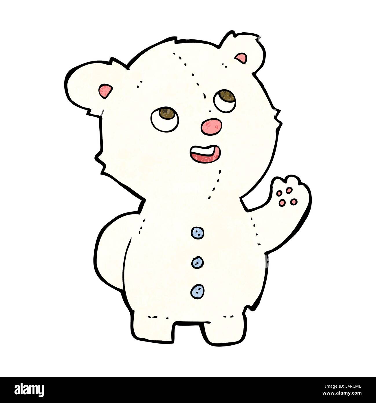 cartoon cute polar bear cub Stock Vector Image & Art - Alamy