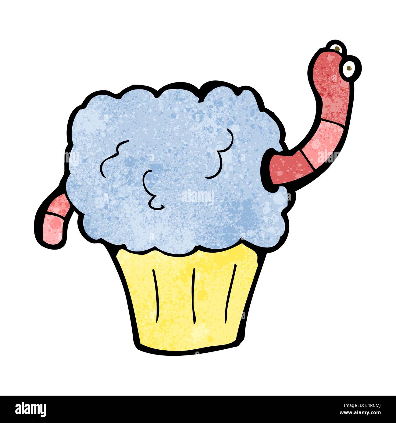 Cute cartoon worm in Cut Out Stock Images & Pictures - Alamy