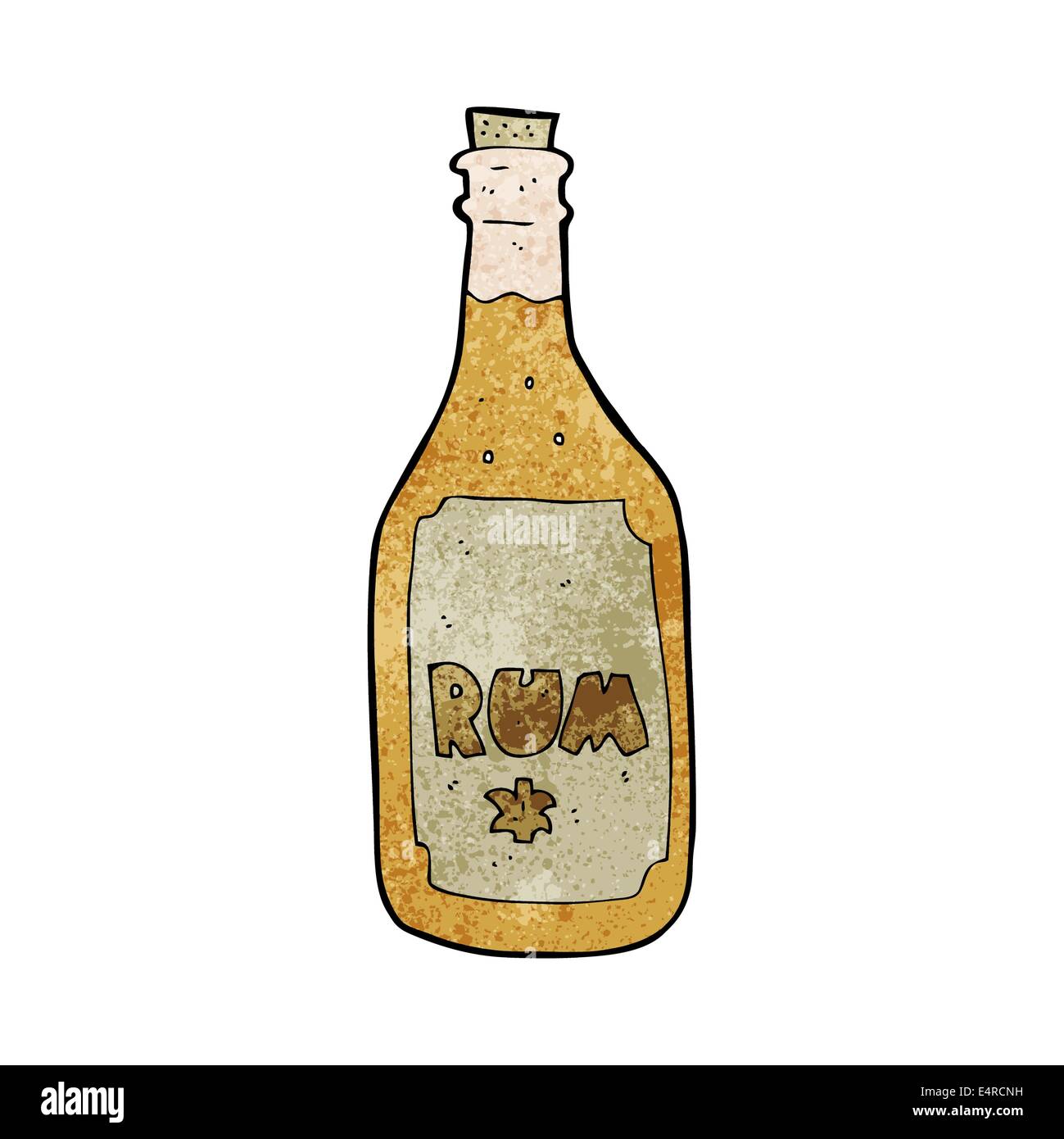 cartoon rum bottle Stock Vector Image & Art - Alamy
