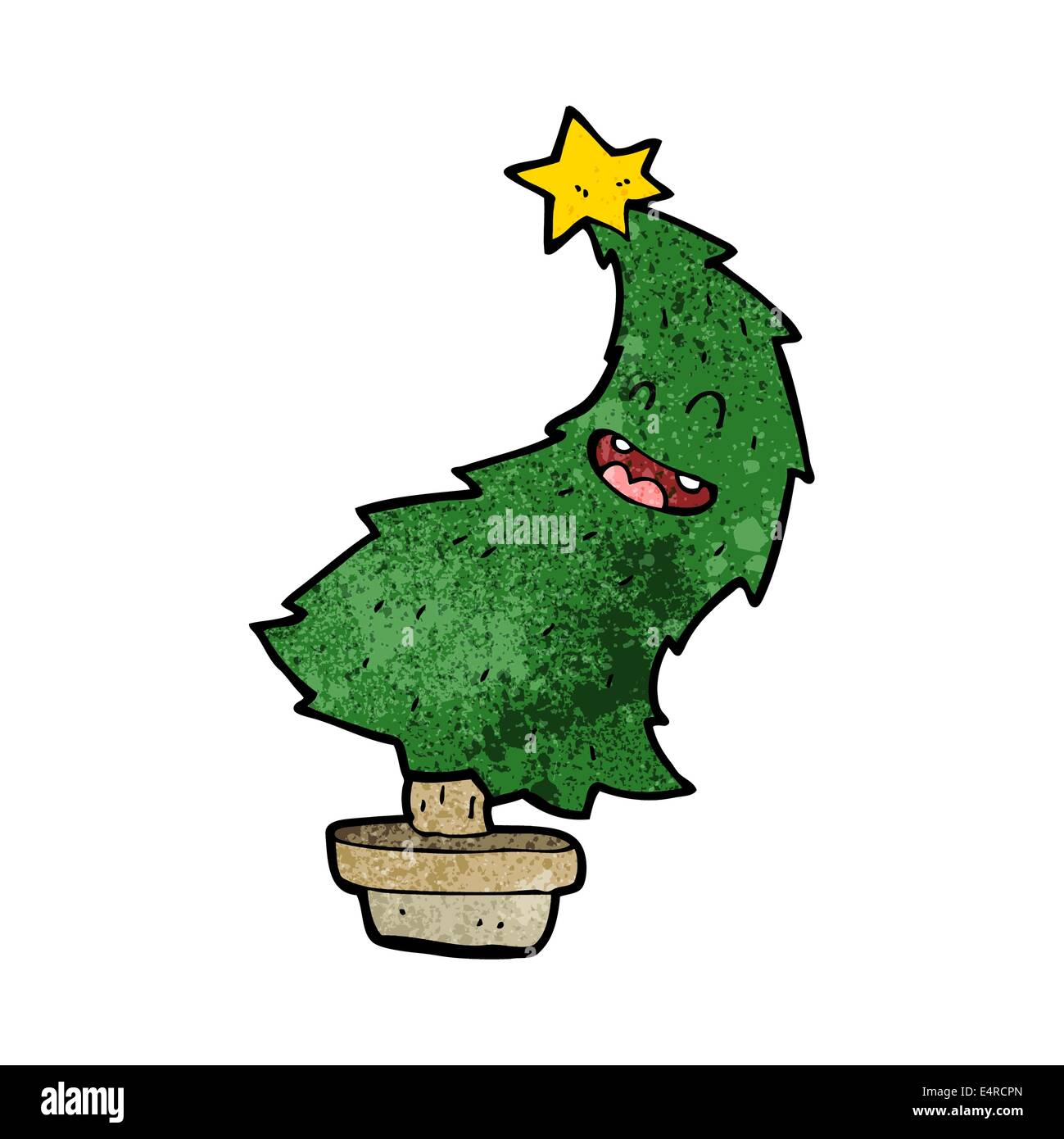 cartoon dancing christmas tree Stock Vector Image & Art - Alamy