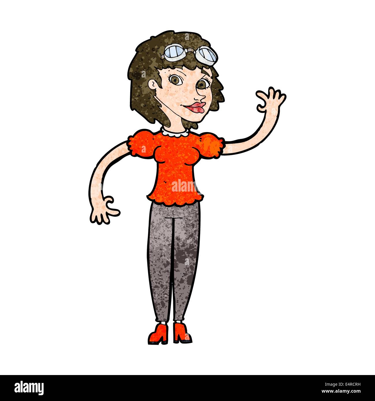 Woman quirky vintage Cut Out Stock Images & Pictures - Alamy