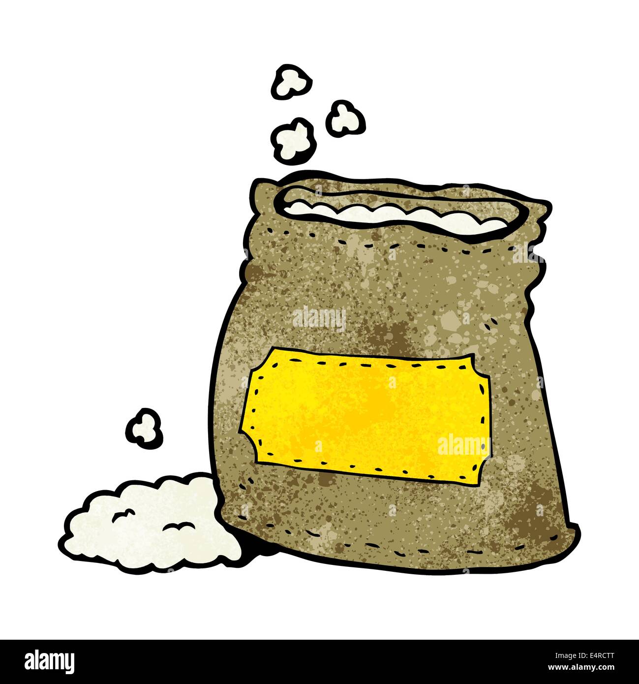 cartoon bag of flour Stock Vector Image & Art - Alamy