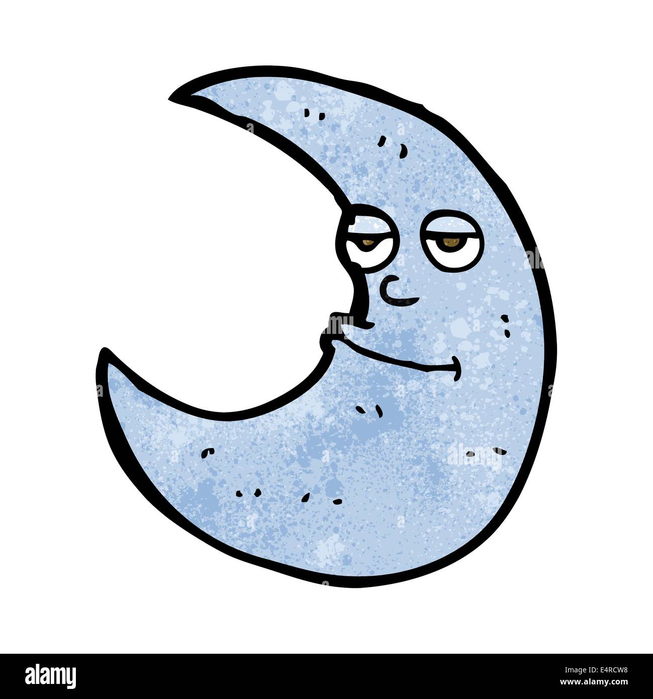 happy cartoon moon Stock Vector Image & Art - Alamy