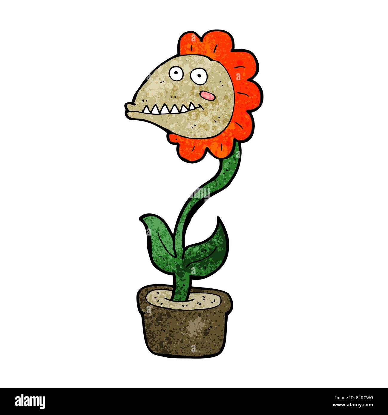 cartoon monster plant Stock Vector Image & Art - Alamy