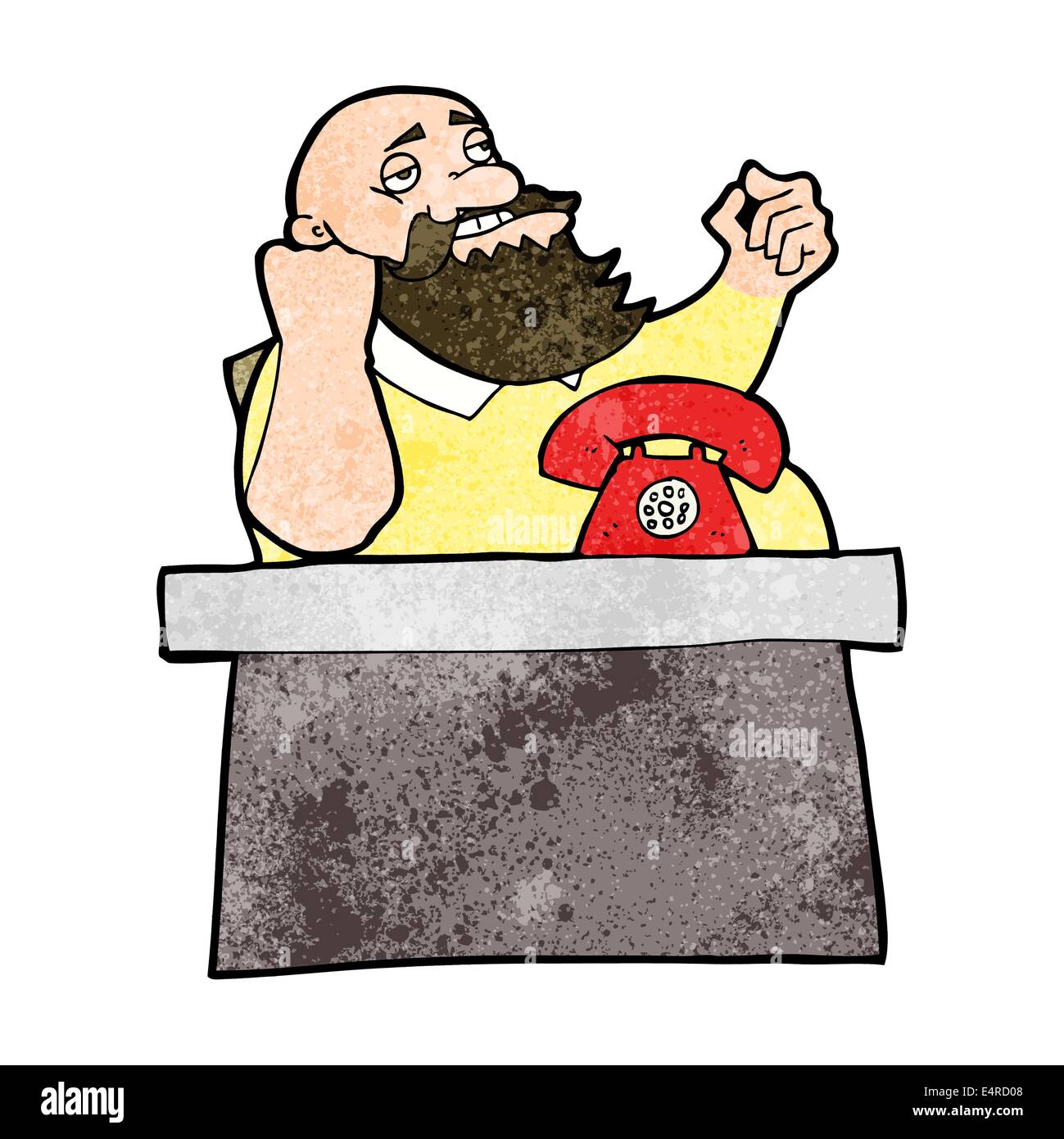 Telesales cartoon hi-res stock photography and images - Alamy